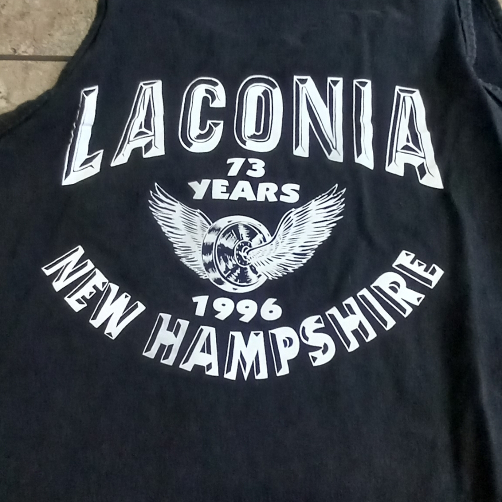 1996 Laconia, Nh Bike Week Tank Vintage - Gem